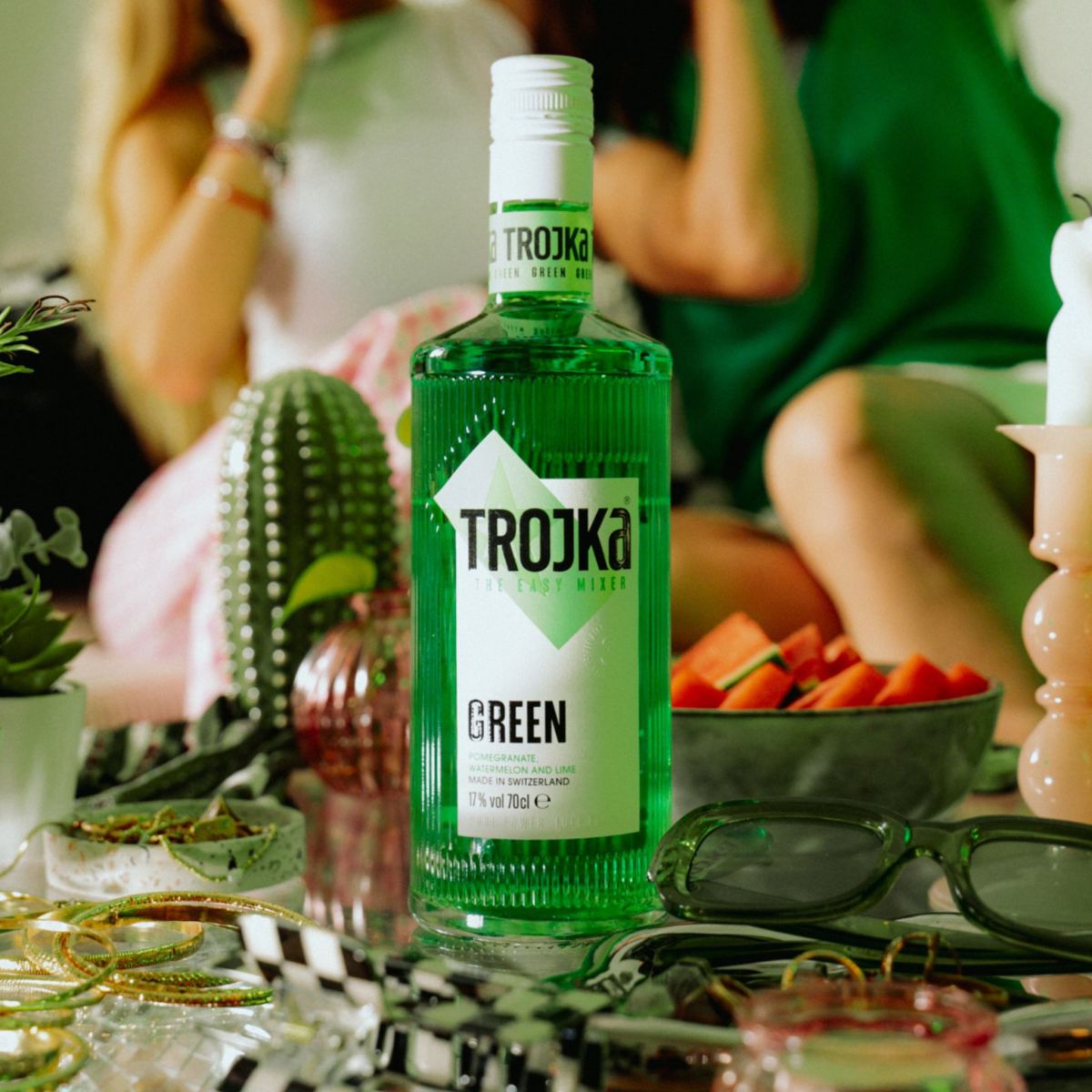 Trojka Vodka Liqueur Green | Grüner Wodka-Likör | drinkdirect.de